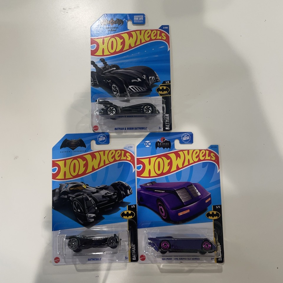Hot Wheels Matchbox Batmobile Diecast Car Lot Of 3 | eBay