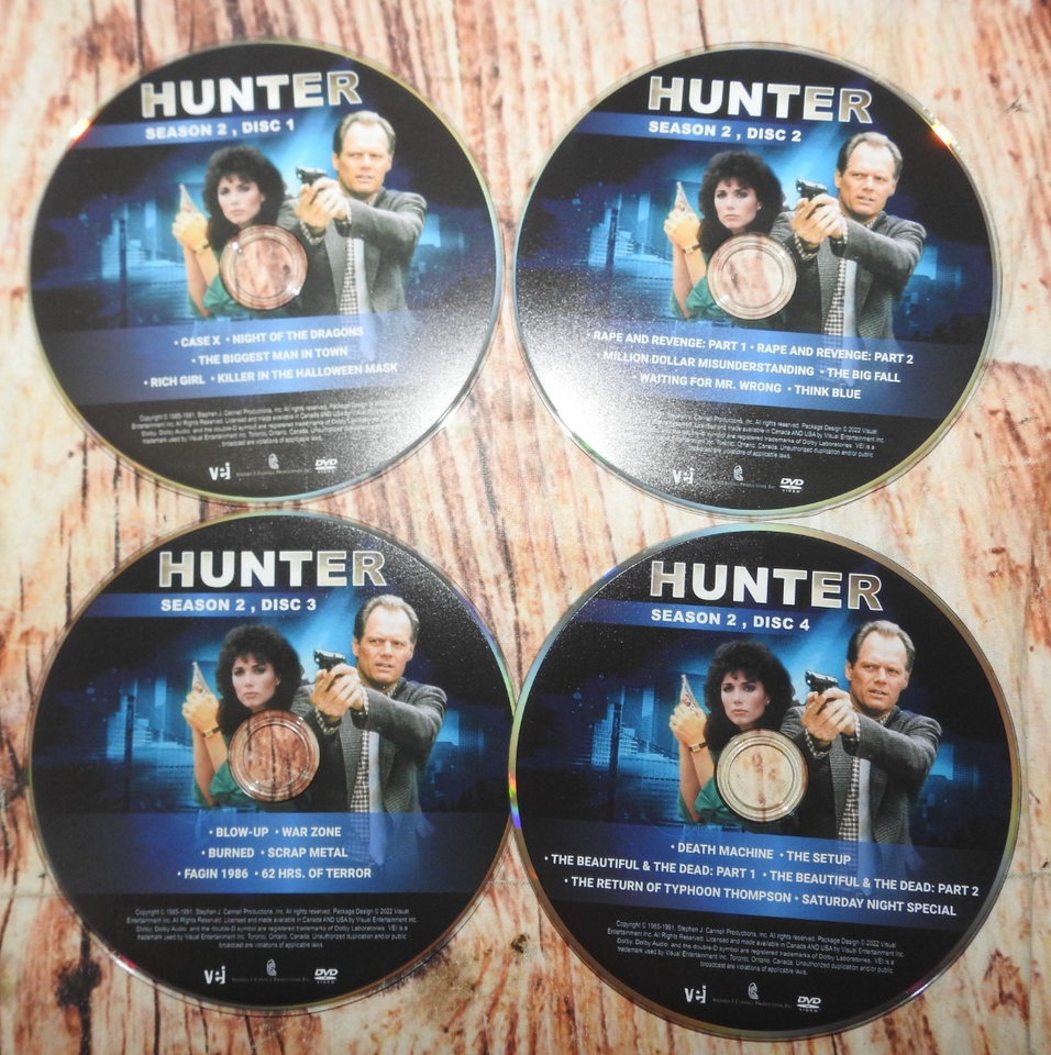 Hunter: the Complete Series DVD + Return of the Hunter Movie Collection ...