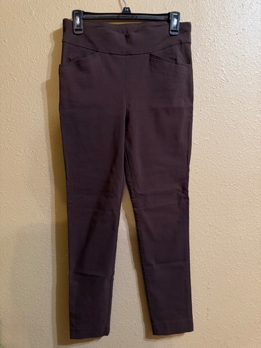 CHICO'S PERFECT STRETCH PULL ON PANTS CHICO'S SZ 0.5 REG (6) BROWN ...