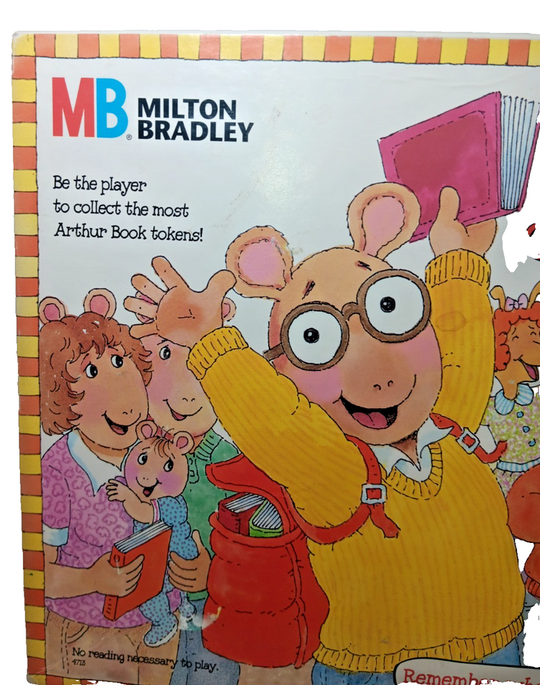 Arthur Goes to the Library - Vintage Board Game - Milton Bradley 1996 ...