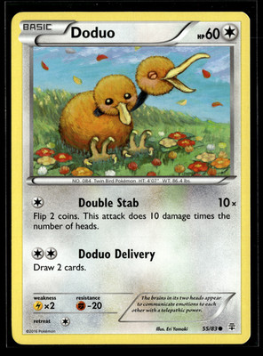 Doduo 55/83 - LP XY Generations - Pokemon 2016 Common TCG Card | eBay