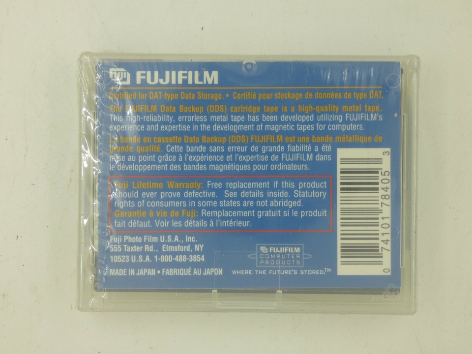 FujiFilm- NEW- 120M 4GB/8GB Native/Compressed 4mm Data Tape lots of 8 ...