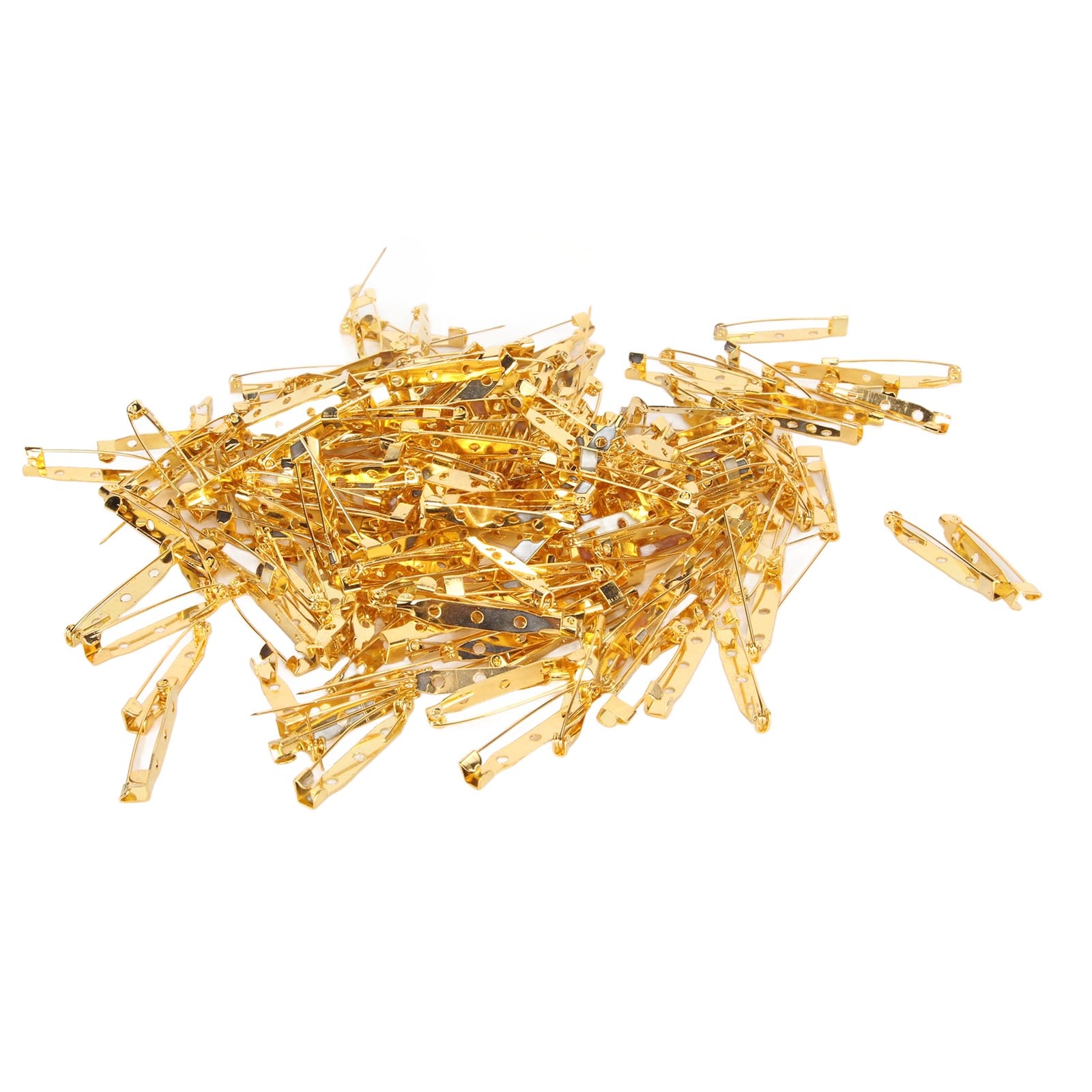 Safety Pins Large Safety Pin Safe Gold 1.4in Length Rust Prevention ...