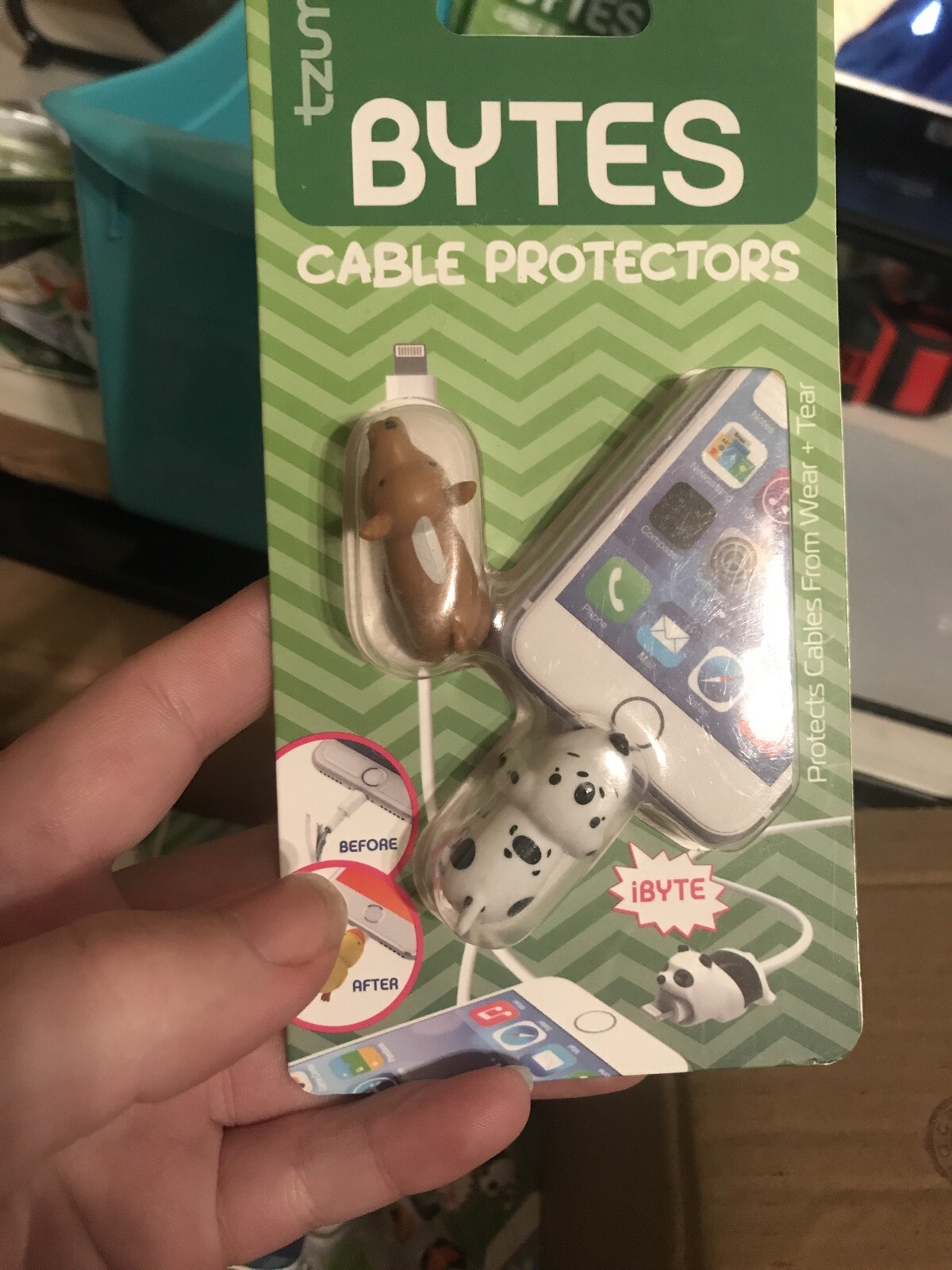 Tzumi 2 Cord Bytes Phone Cable Protectors 2 Dogs Dalmation New | eBay