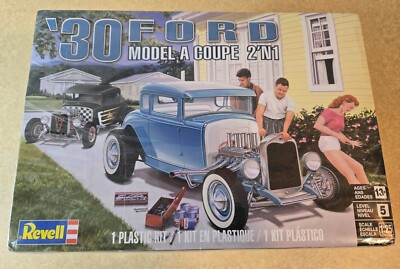 SEALED! Revell '30 Ford Model A Coupe Car Kit in 1/25 Scale - 2021 ...