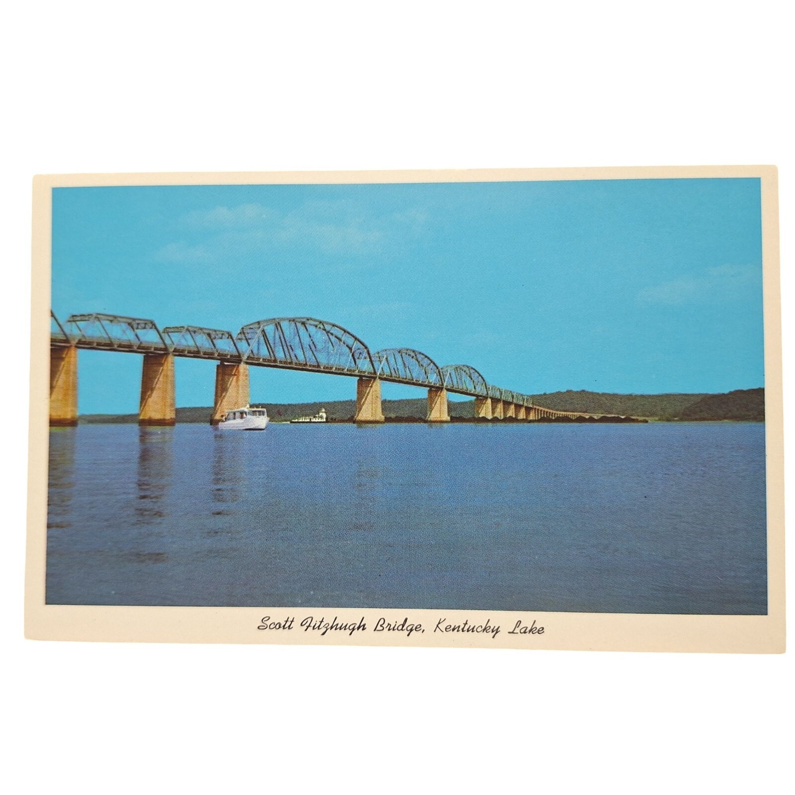 Postcard Scott Fitzhugh Bridge Kentucky Lake Paris Landing Tennessee ...