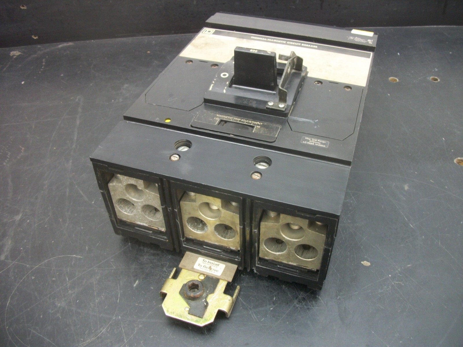 SQUARE D I-LINE MH CIRCUIT BREAKER MH36800 800AMP 600VOLT 3POLE GRAY | eBay