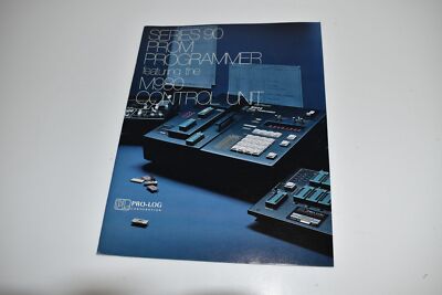 *KB* PRO-LOG SERIES 90 PROM PROGRAMMER- M980 CONTROL PROMO BROCHURE ...