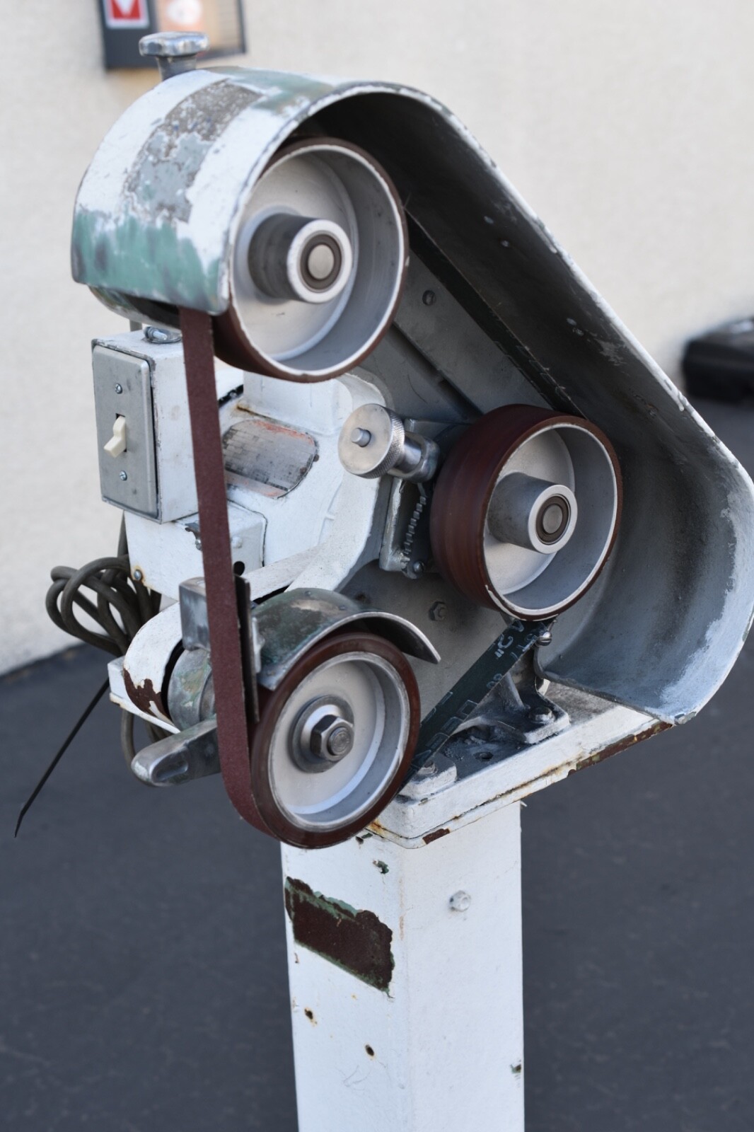 Burr King Model 562 1 x 42 Three Wheel Belt Grinder / sander | eBay