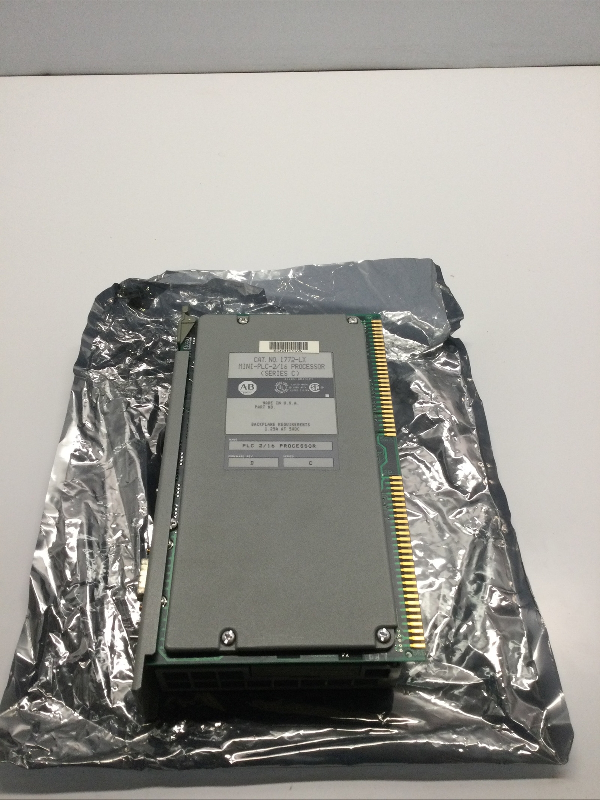 ALLEN BRADLEY, 1772-LX, MINI PLC-2/16, PROCESSOR, SER. C., REFURBISHED ...