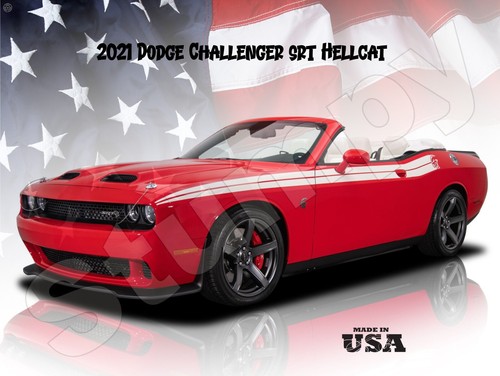 2021 Dodge Challenger srt Hellcat Metal Sign 9" x 12" or 12" x 16" | eBay