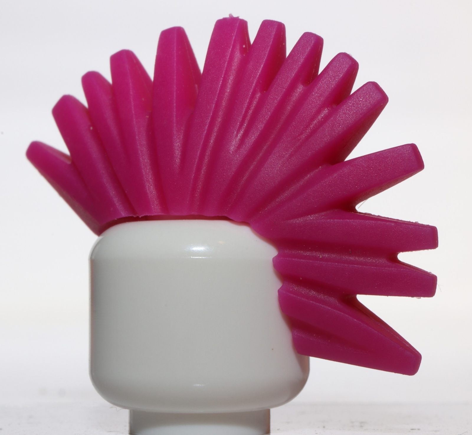 Lego Magenta Mohawk Minifig Hair Spiked | eBay