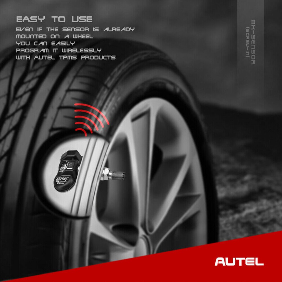 Autel MX-Sensor TPMS Sensor Universal 433mhz/315MHZ Tire Pressure ...