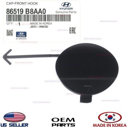 Genuine OEM Unpainted Front Bumper Tow Hook Cap Cover Hyundai Santa Fe ...