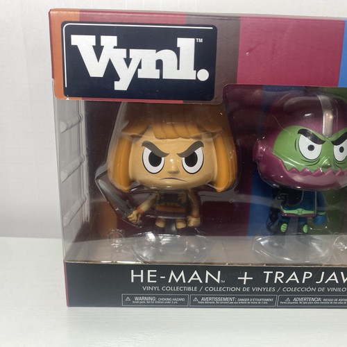 2017 MOTU FUNKO VNYL. He-Man + Trap Jaw box set POP MASTERS OF THE ...