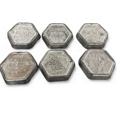 CERROBEND 158 Fixturing, Low Melt Alloy, 11.8 lbs (6 ingots) | eBay