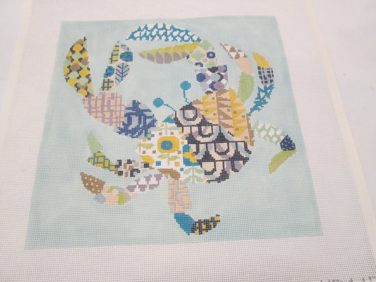 COLIN THE CRAB-KIRK & BRADLEY-HANDPAINTED NEEDLEPOINT CANVAS | eBay