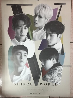 SHINee WORLD V in SEOUL Taiwan Promo Poster | eBay