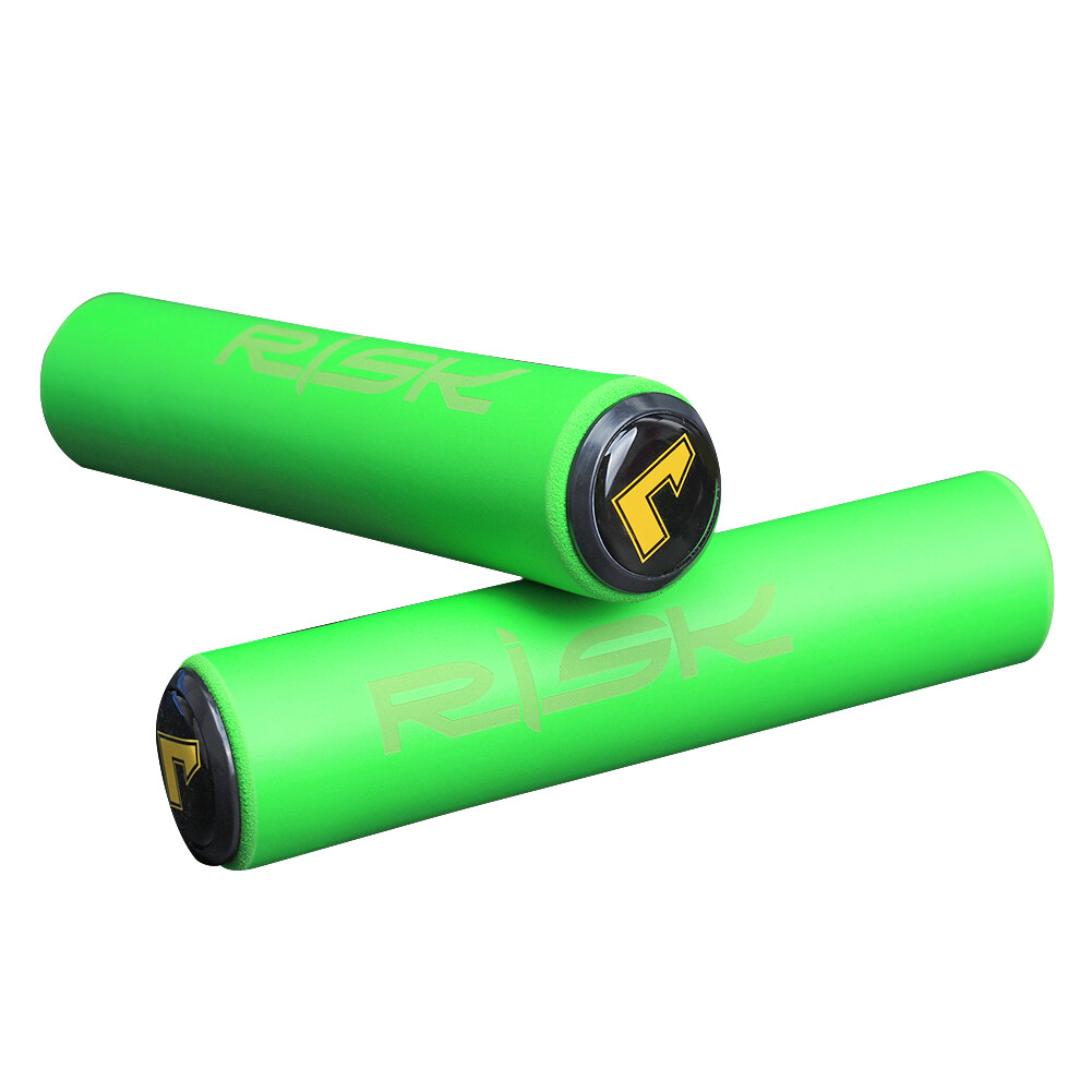 1 Pair Bicycle Handlebar Cover Non Slip Bike Handle End Grips (Green ...