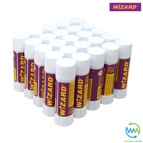 WIZARD 20g Glue STICKS Washable NON-TOXIC Office SCHOOL Home Pack STICK White UK | eBay UK