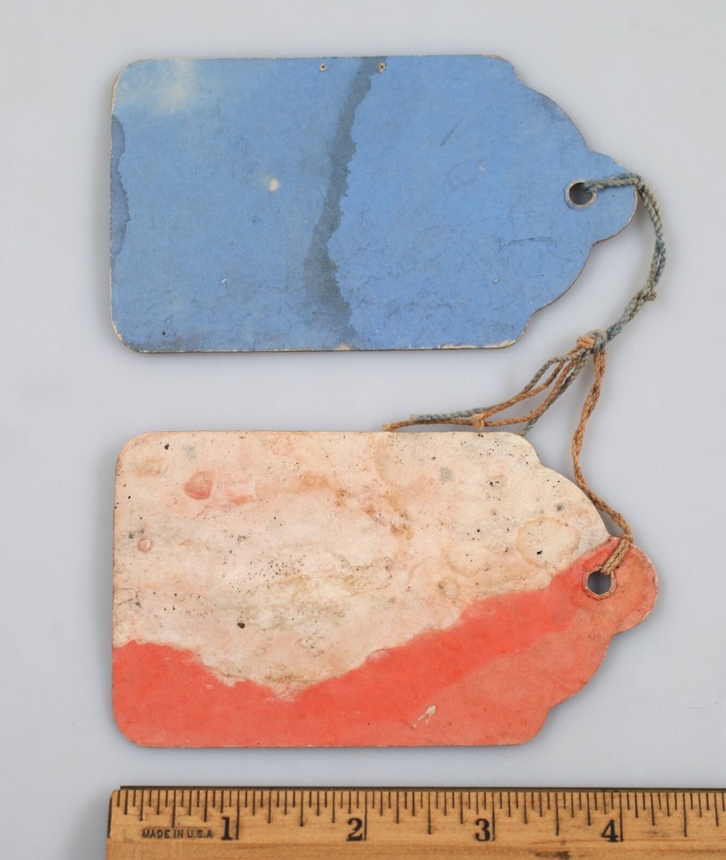 Vtg. 1923 Columbia County Fair Tags First and Second Premium Portage ...