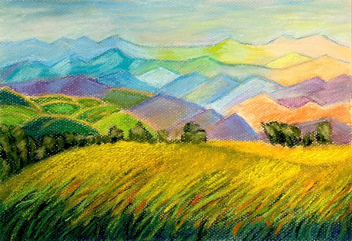 Soft Pastel Landscape