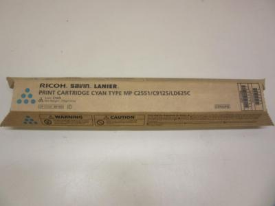 Ricoh Savin Lanier Print Toner Cartridge Cyan 841503 MP C2551 C9125 ...