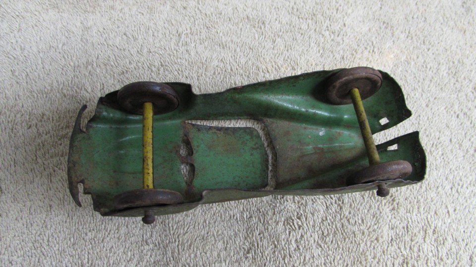 1930's Pressed Steel CAR Original Paint ART DECO | eBay