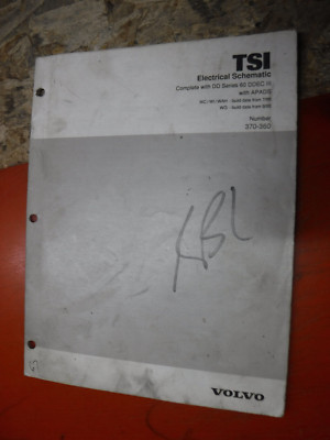 1995 VOLVO WC/WI/WAH/WG ELECTRICAL SCHEMATIC WIRING DIAGRAM 60 DDEC III ...