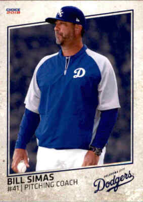 2018 Oklahoma City Dodgers Choice 32 Bill Simas Hanford California ...