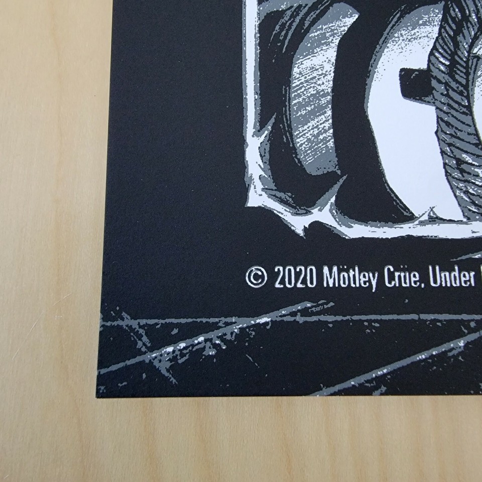 MOTLEY CRUE- SHOUT AT THE DEVIL Tour 1983 NYC screenprint LE#/200 ...