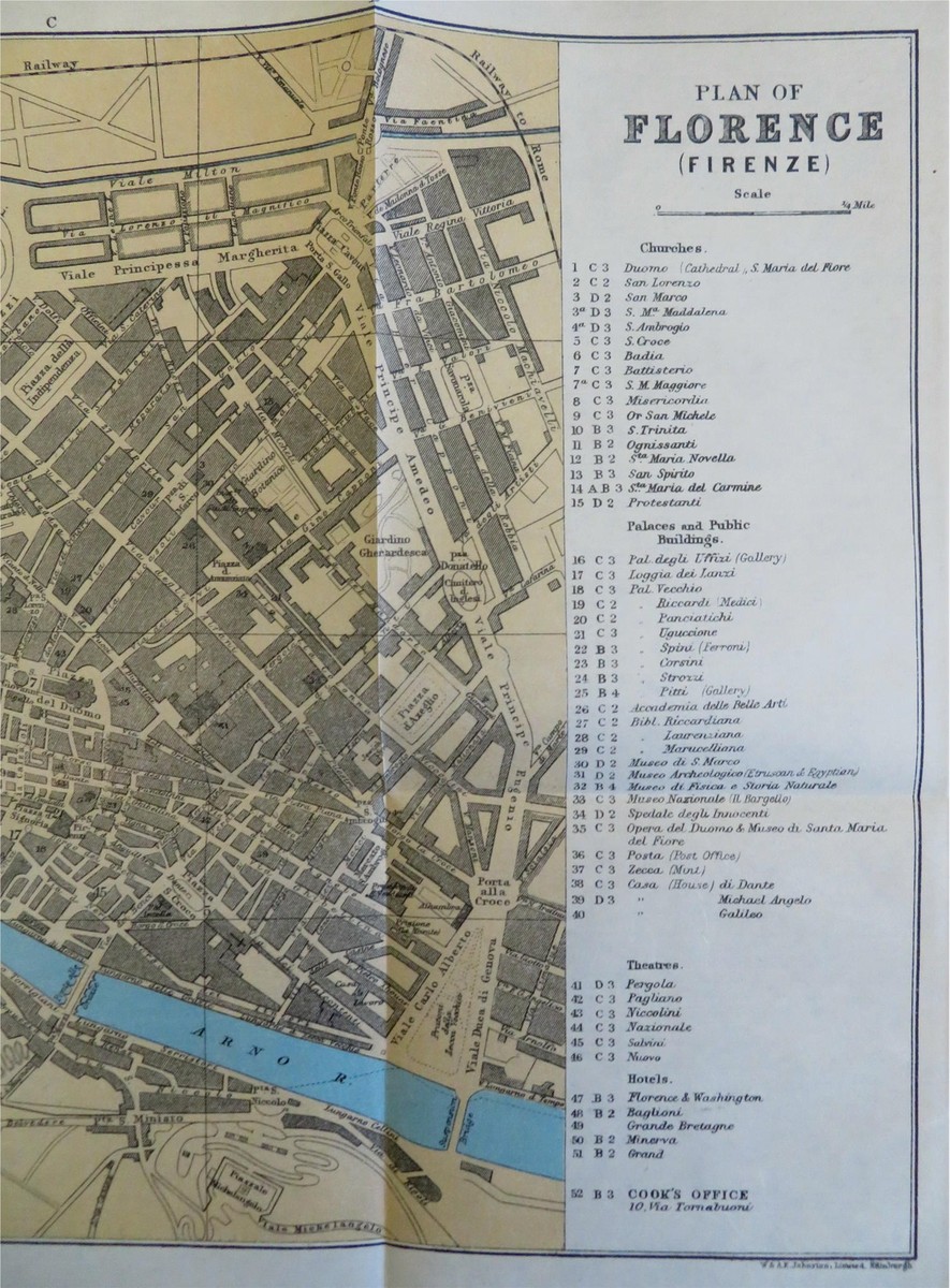 Talana Museum Map Of Florence Tuscany Florence, By Joan Blaeu.