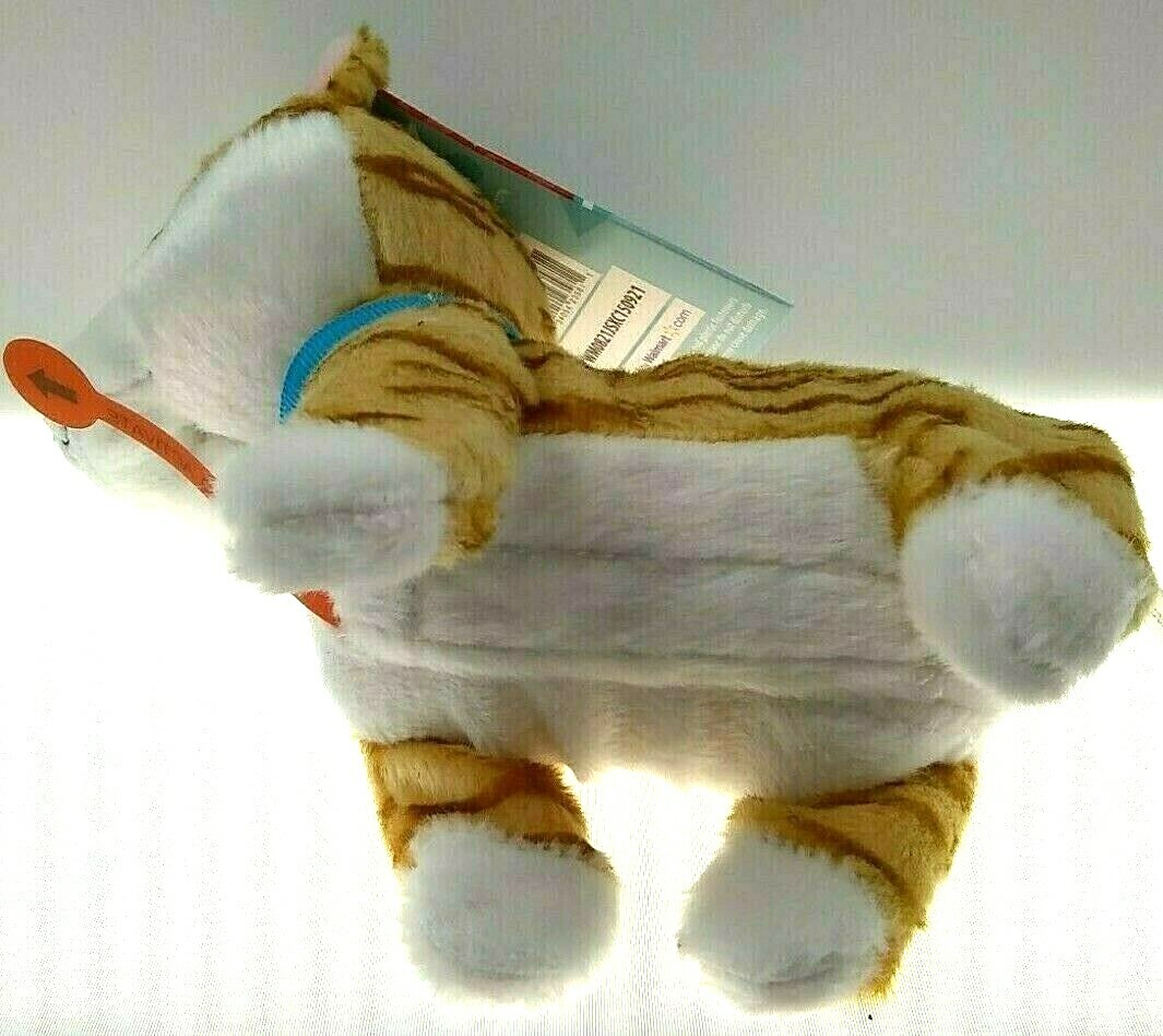 Tiger Kitty Cat Kid Connection Striped Plush Mini Walking Pet Kitten ...