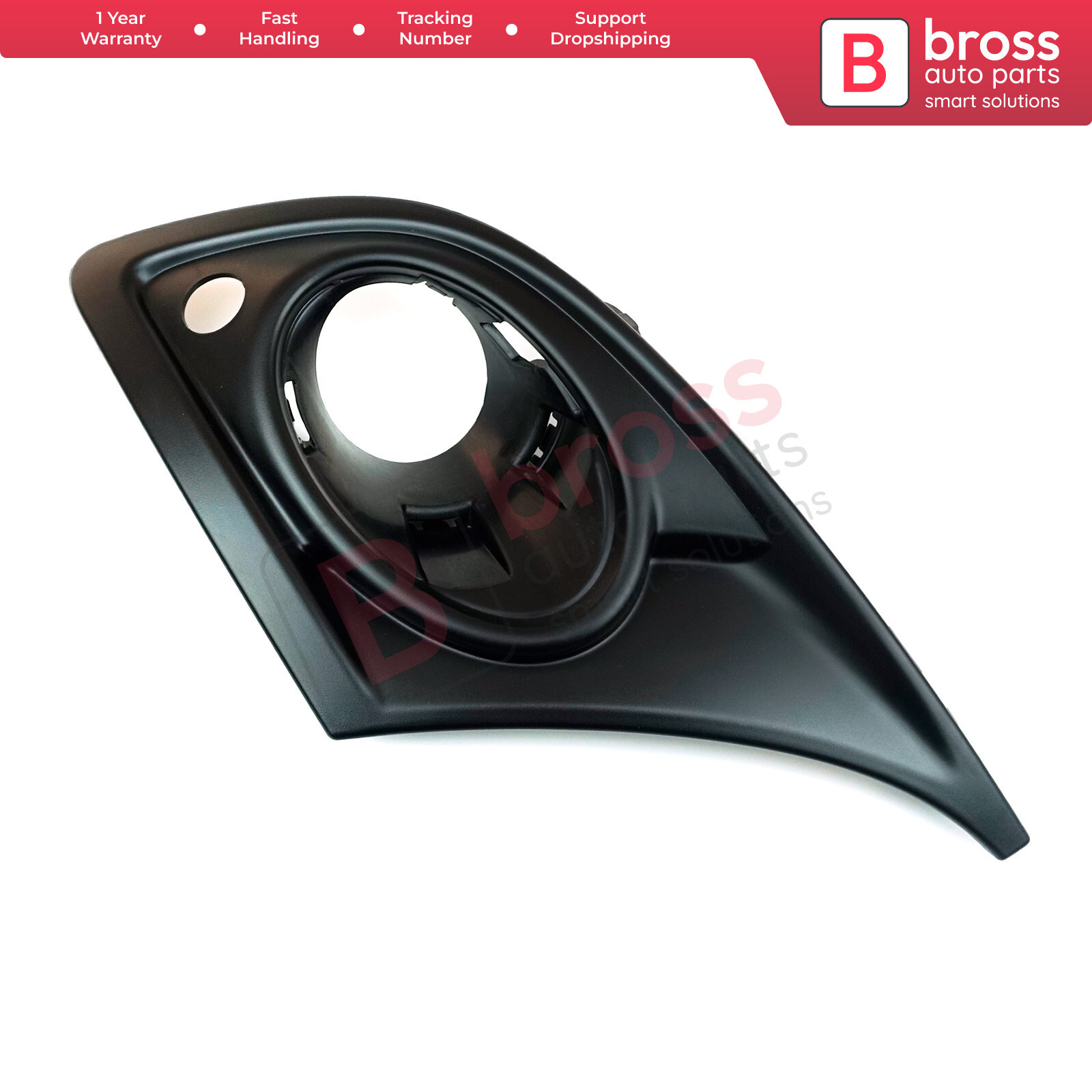 Front Fog Light Lamp Frame 620726677R Left for Renault Megane 3 W/ Hole ...
