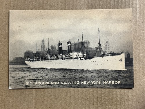 Postcard SS Kroonland Ship Panama Pacific Line Ocean Liner New York ...