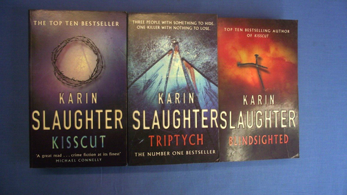 Karin Slaughter 3 Book Bundle Kisscut/Triptych/Blindsighted - Paperback | eBay Australia
