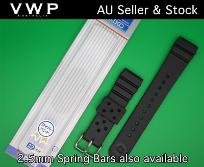 Genuine Seiko DAL1BP Divers Strap 22mm (6309-7040, 7549-7010) | eBay