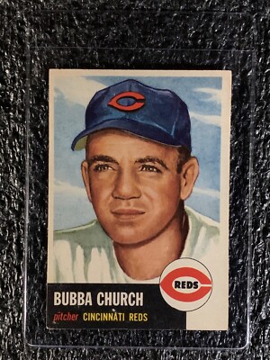 1953 Topps Baseball #47 Bubba Church VG/EX | eBay