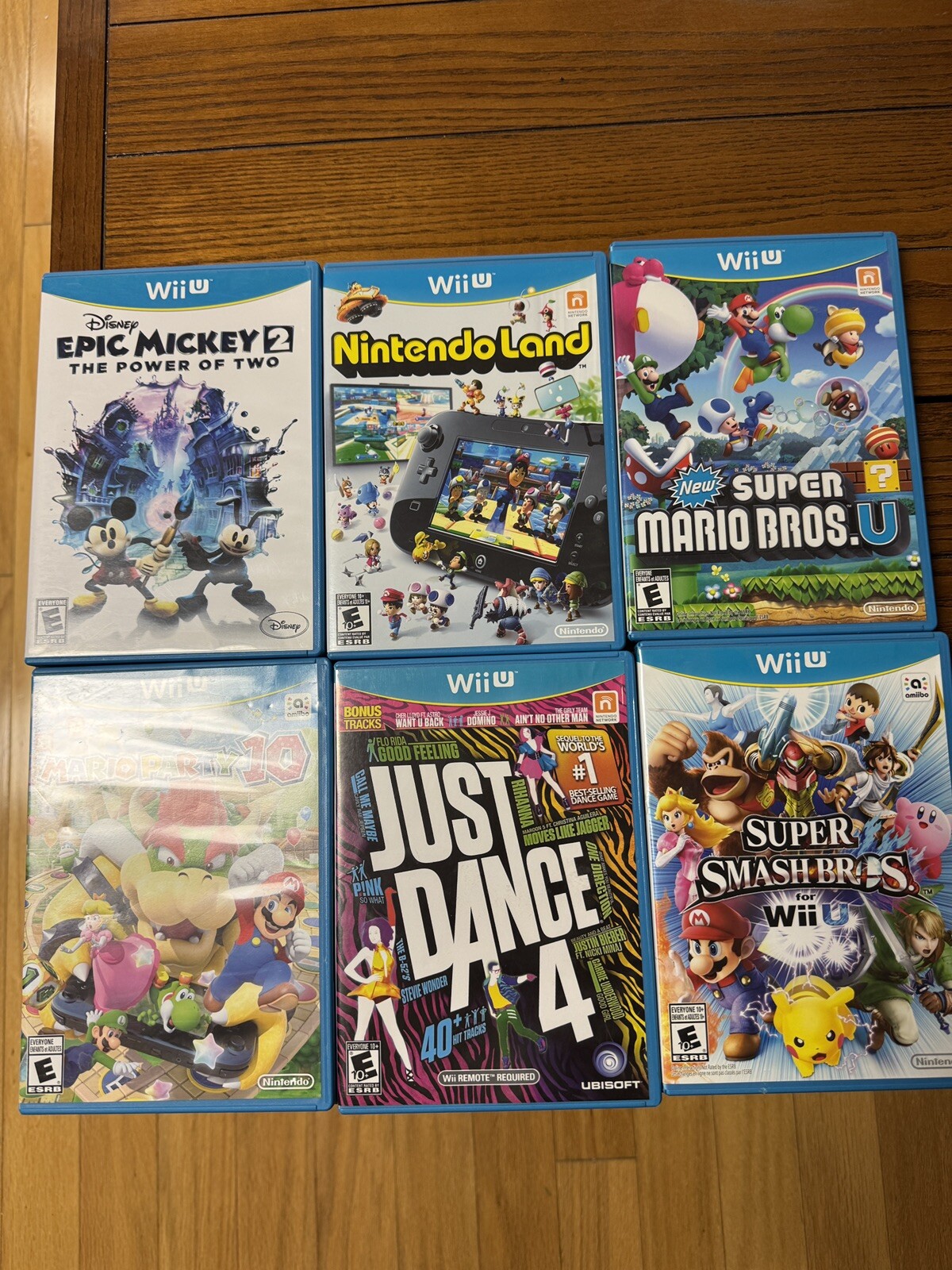 Lot of 6 Wii U Video Games Used Cases included | eBay