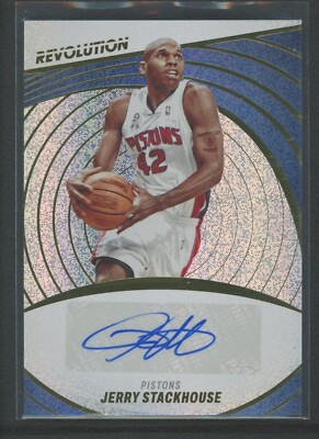 2022-23 JERRY STACKHOUSE AUTO PANINI REVOLUTION AUTOGRAPHS | eBay