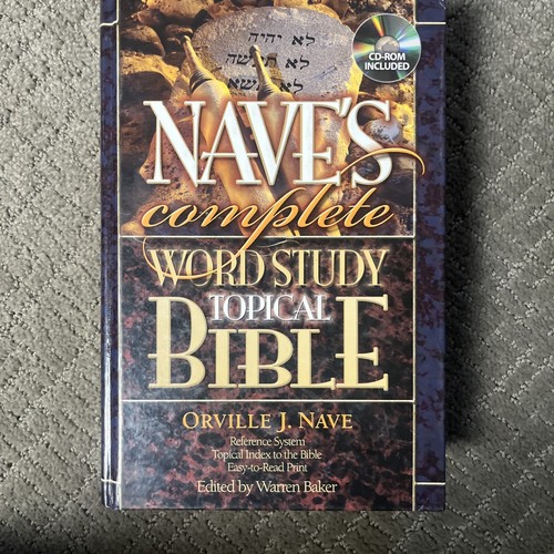 Nave's Complete Word Study Topical Bible - hardcover - Nave, Orville ...