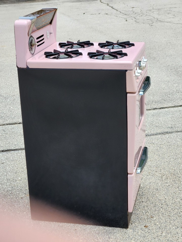 PINK Primer Vintage Style Apartment Sized 20-Inch Gas Stove Stunning ...