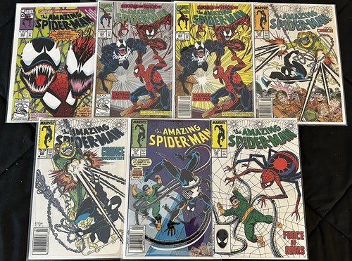 Amazing Spider-Man Vol. 1 Lot (7) ASM 298, ASM 299, Newstands! ASM 363 ...
