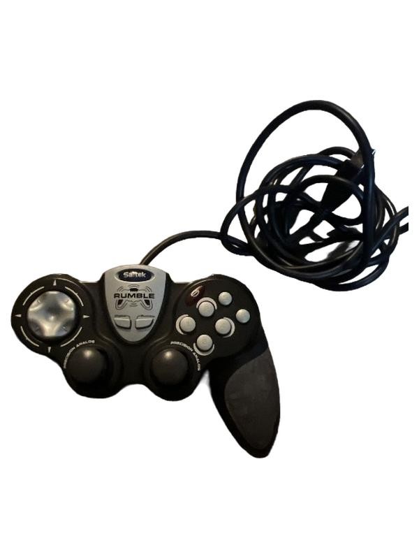 Saitek Manette de Jeu Rumble USB PC Noir Gaming 21165102347 | eBay