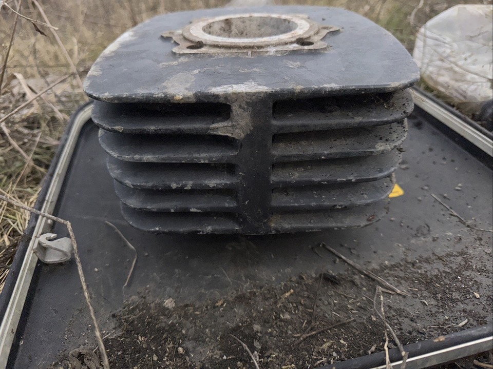 1970s vintage husqvarna dirtbike cylinder 360 390 400 air cooled ahrma ...