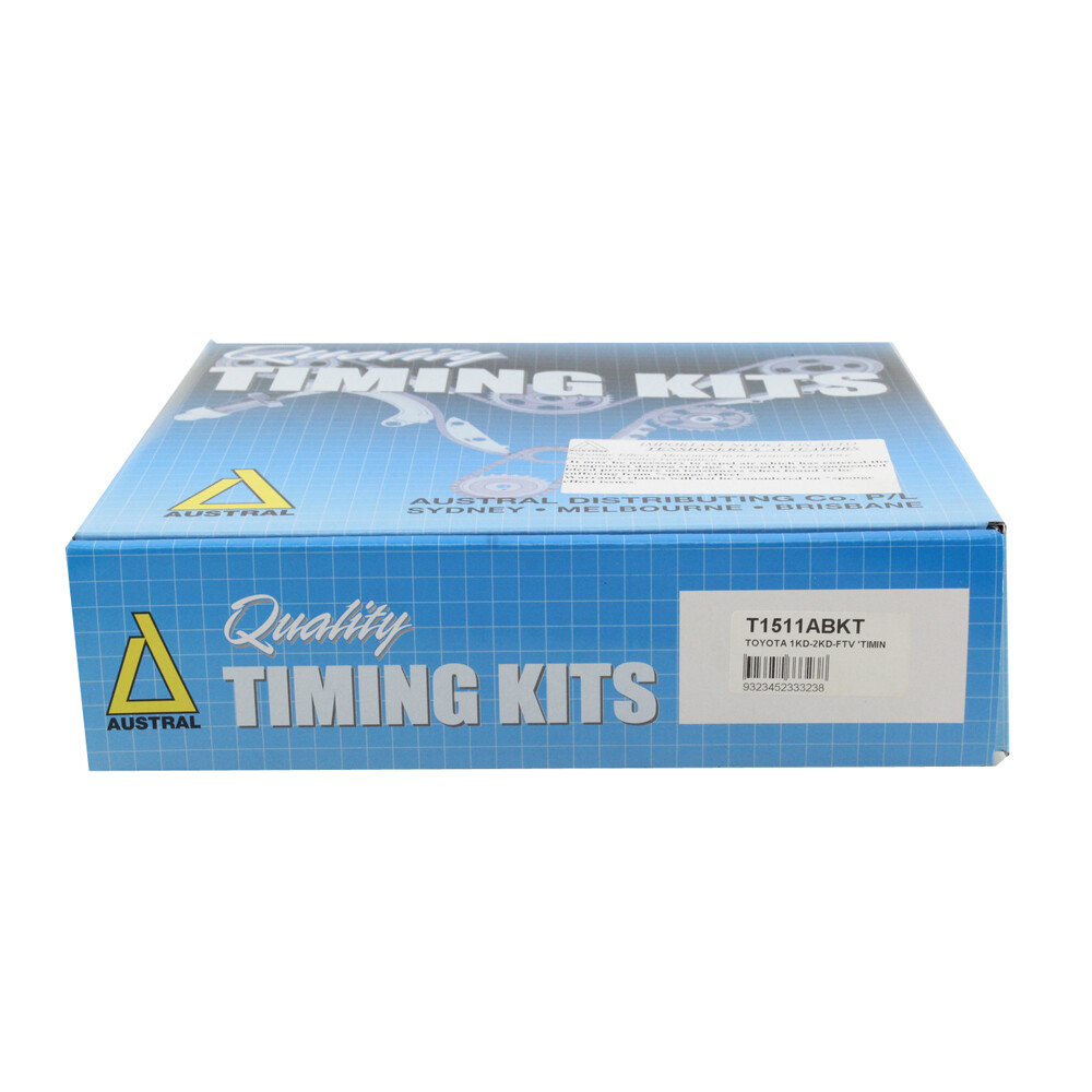 Timing Belt Kit for Toyota Hiace KDH201R 3.0L DOHC 4cyl T/Diesel 8/2006 ...