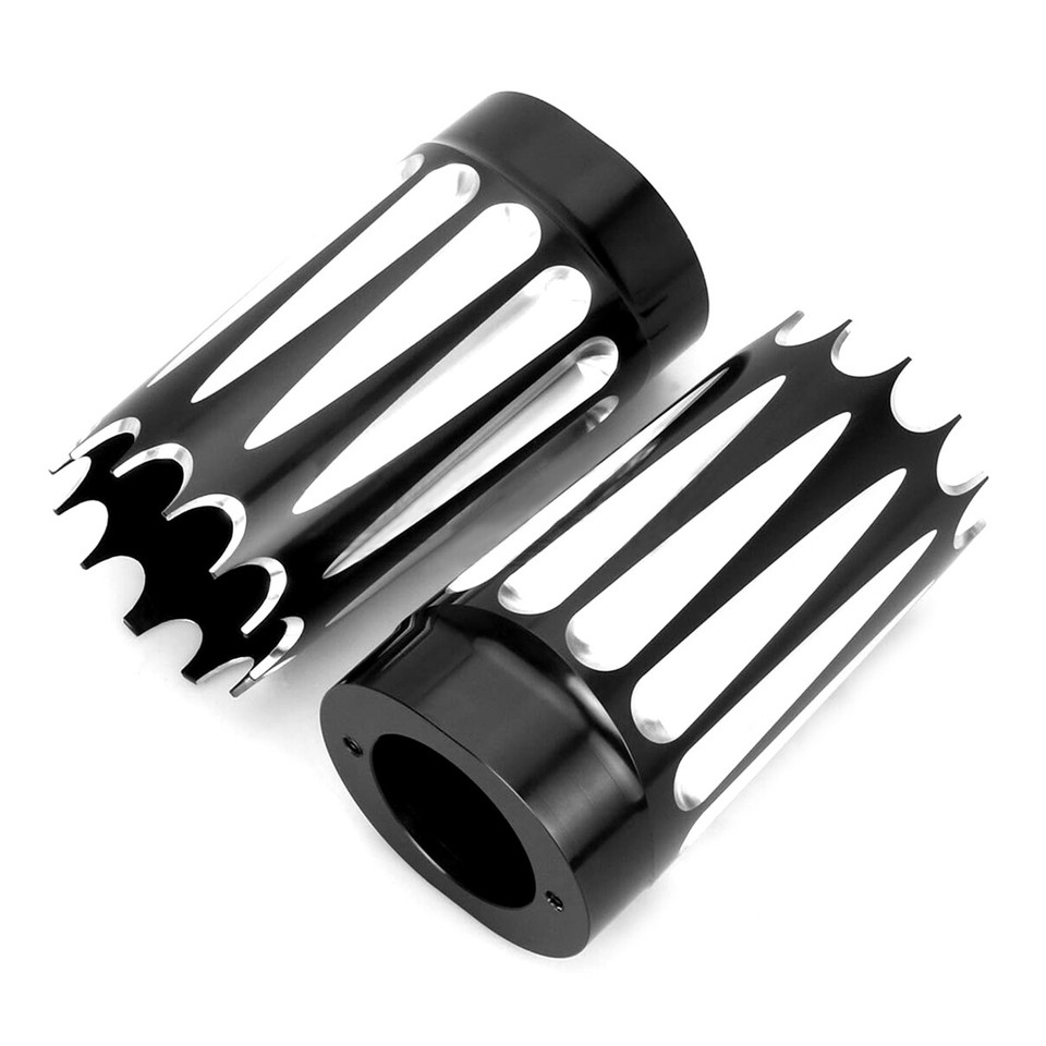 slider fork cover cow bells 49MM For Harley 1980-up FLT FLHR FLHX ...