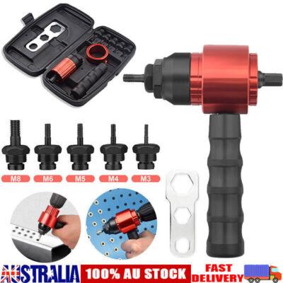 M3-8 Electric Impact Drill Riveting Attachment Rivnut Nutsert Adapter ...