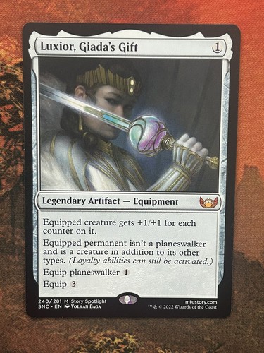 MTG Luxior, Giada’s Gift Mythic Rare #240 - Streets Of New Capenna - NM ...