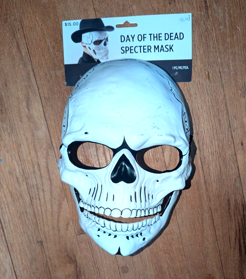Halloween Cosplay James Bond 007 Spectre Mask Day of the Dead Skeleton ...
